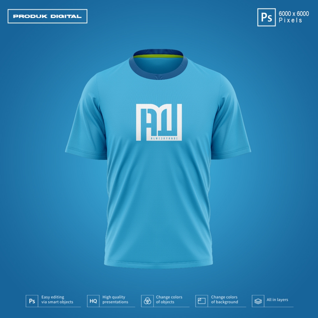 Jual MOCKUP TSHIRT KERAH ONECK - RESOLUSI 6000X6000 PIXEL | Shopee ...