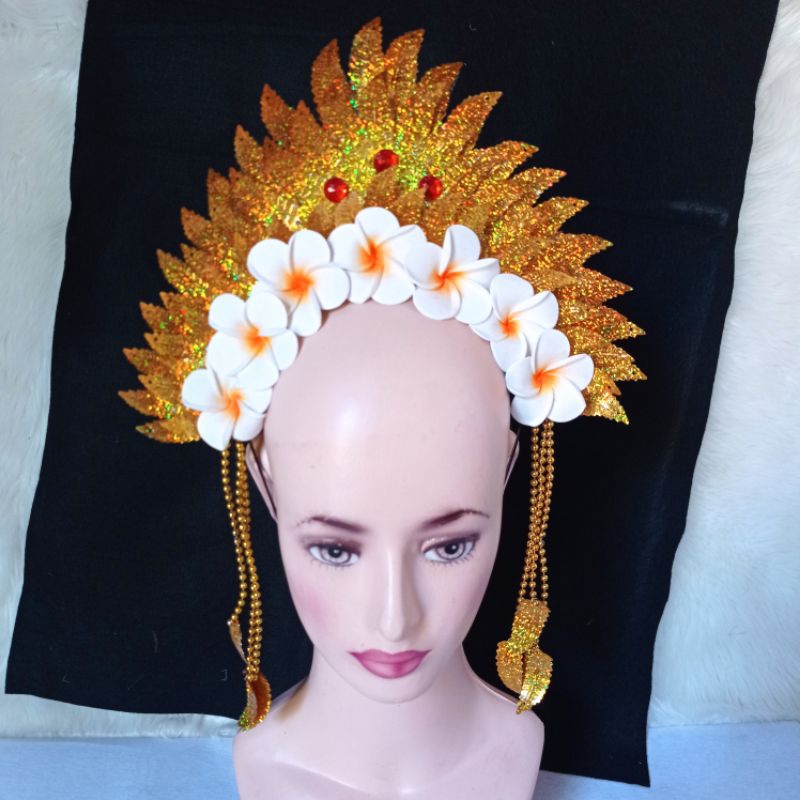 Jual mahkota bali kamboja/mahkota kamboja khas bali/mahkota bali ...