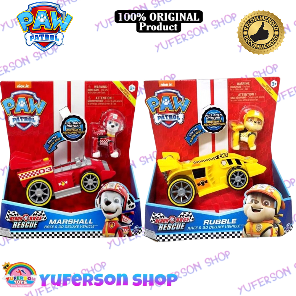 Jual PAW PATROL Ready Race Rescue Race & Go Deluxe Vehicle | Shopee ...