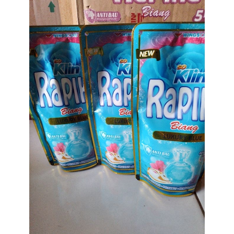Jual rapika biang luxury blue 3pack 250ml | Shopee Indonesia