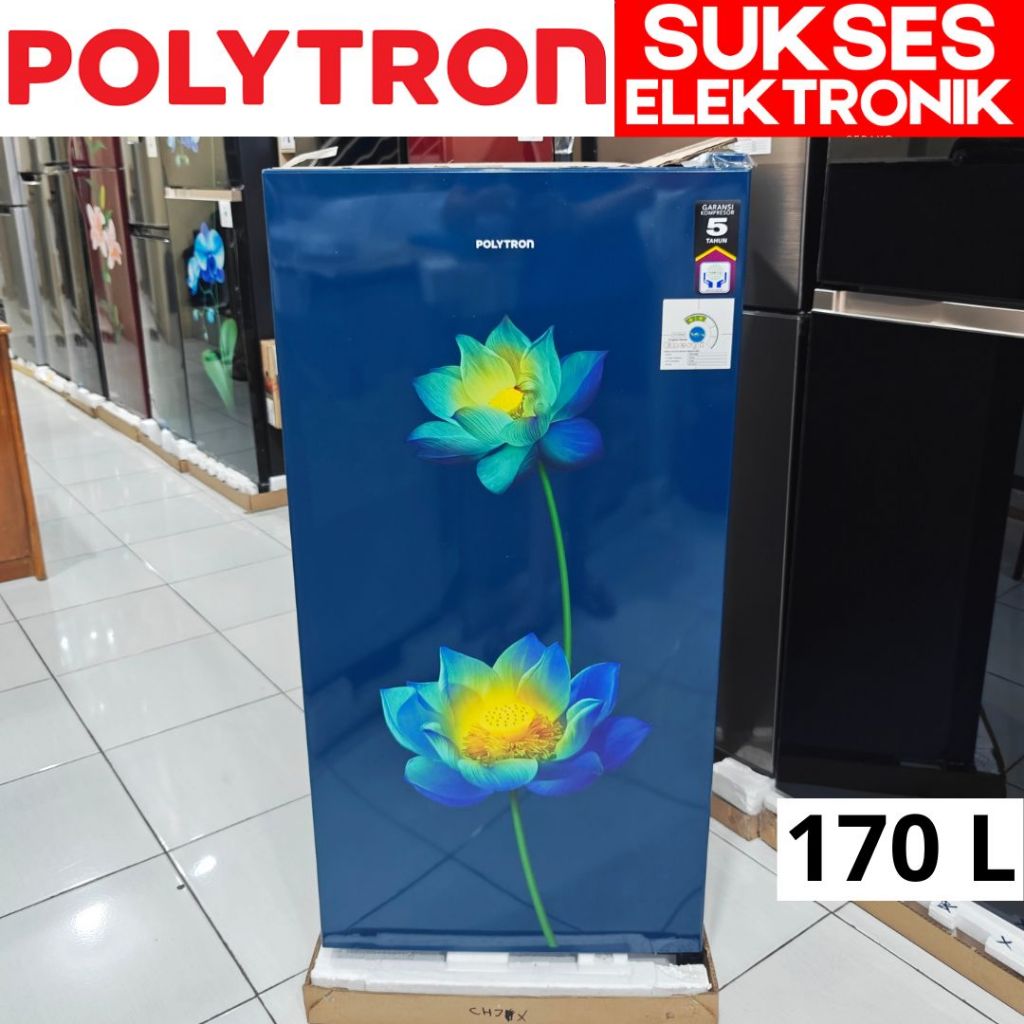 Jual KULKAS 1 PINTU POLYTRON PRB-177 170L / LEMARI ES 170 LITER L ...