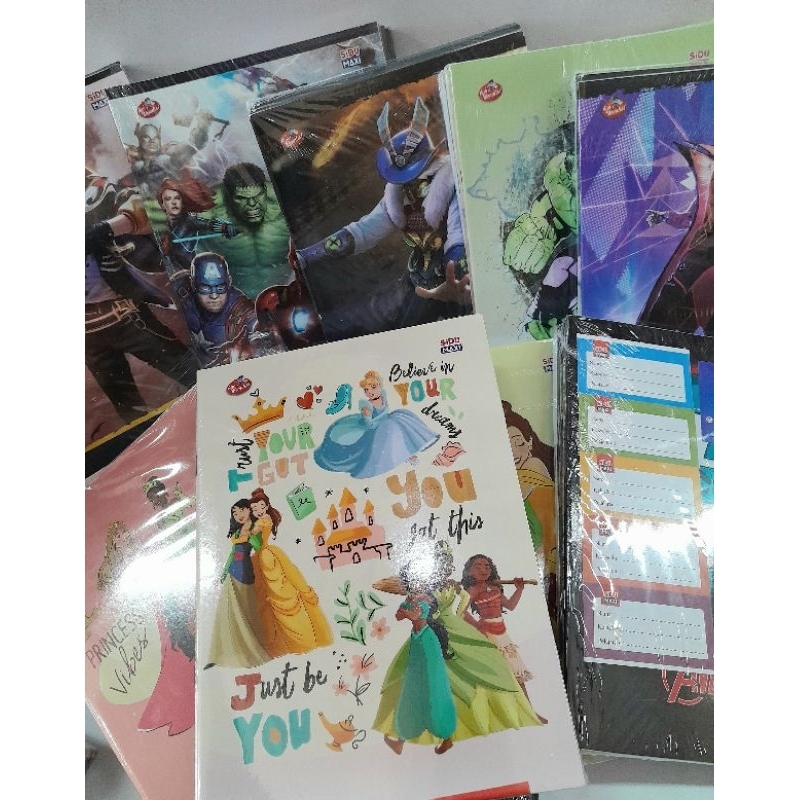 Jual BUKU SIDU 42 MAXI/BUKU BESAR KARAKTER LUCU/FREEFIRE/DISNEY/MARVEL/1PACK(5PCS) | Shopee ...