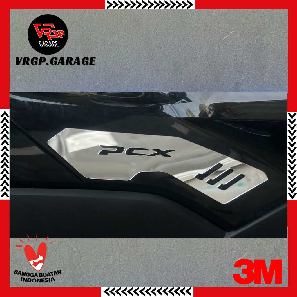 Jual Garnis Dek Samping PCX 160 2021-2024/ Garnis Dek Samping Honda PCX ...
