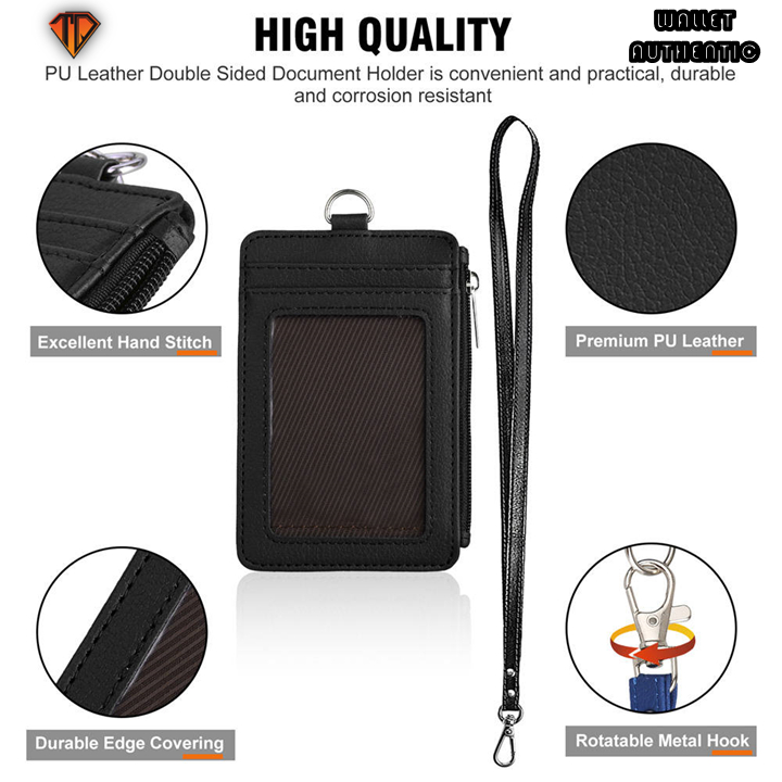 Jual ID Card Holder Lanyard Resleting Dokument Holder Kartu Pengenal ...
