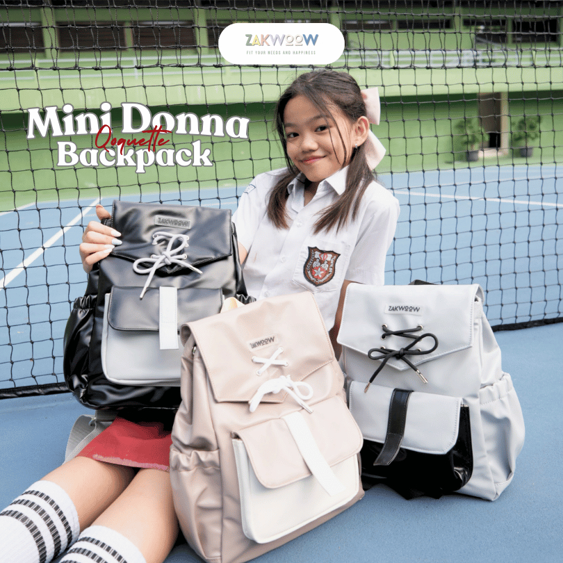 Jual Zakwoowstyle MINI Donna Couqette Backpack | Ransel Medium Pita Lucu dan Estetik (VERSI MINI ...