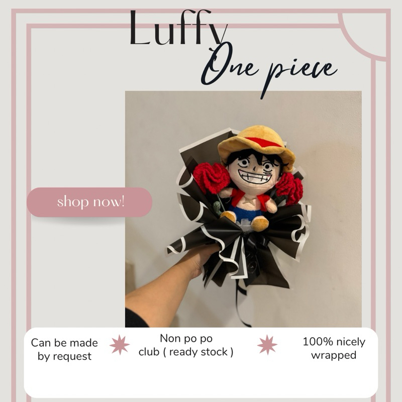 Jual Tejerlaflor ; Buket Luffy One Piece | Shopee Indonesia