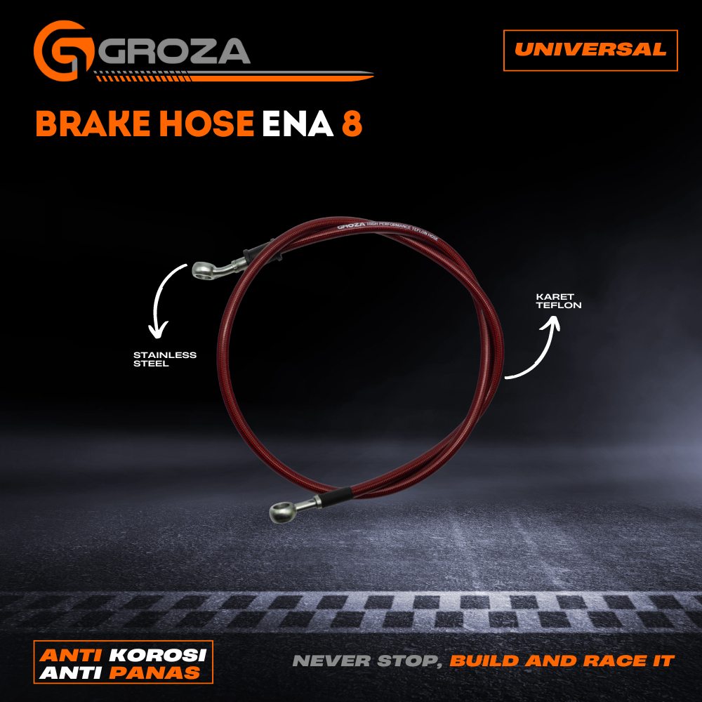 Jual GROZA Slang Rem Motor Universal Groza Brake Hose ENA-8 Matic Bebek ...