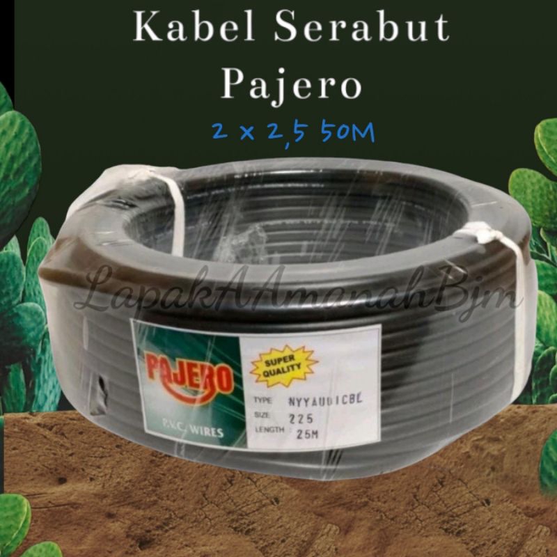 Jual KABEL SERABUT PAJERO 2X2,5 (50M) | Shopee Indonesia