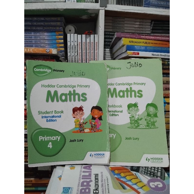 Jual buku hodder cambridge primary maths 4 student book dan workbook ...