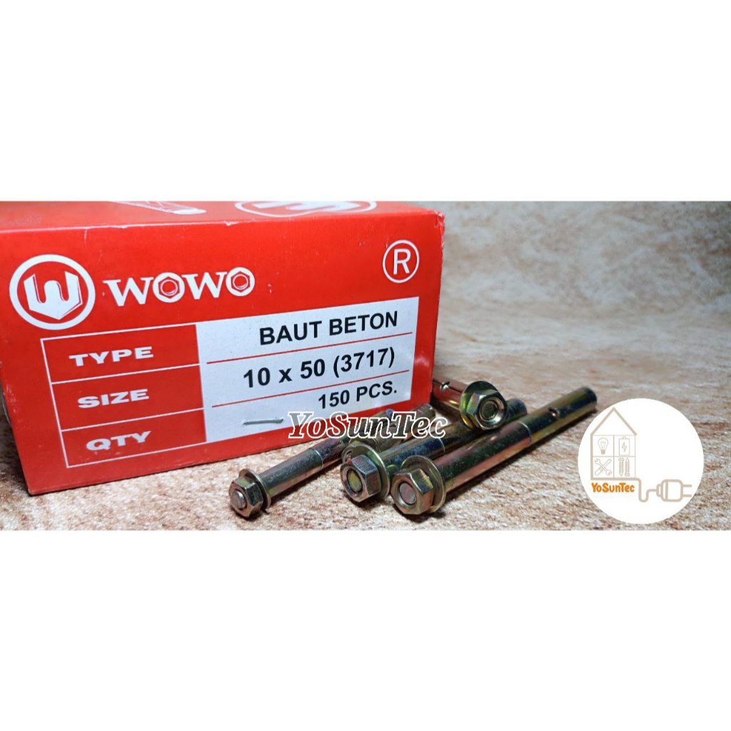 Jual Dynabolt Dinabol Baut Beton 8mm , 10 mm Kuningan Wowo Ramset M8 ...