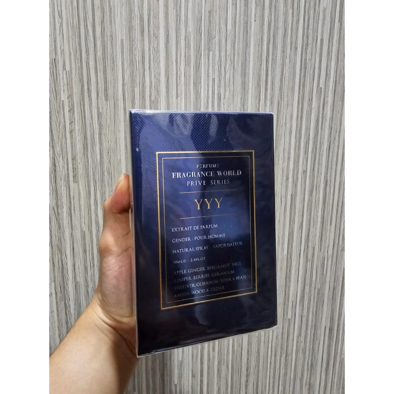 Jual Fragrance World Prive Series YYY for Men Extrait de Parfum 70 ml ...