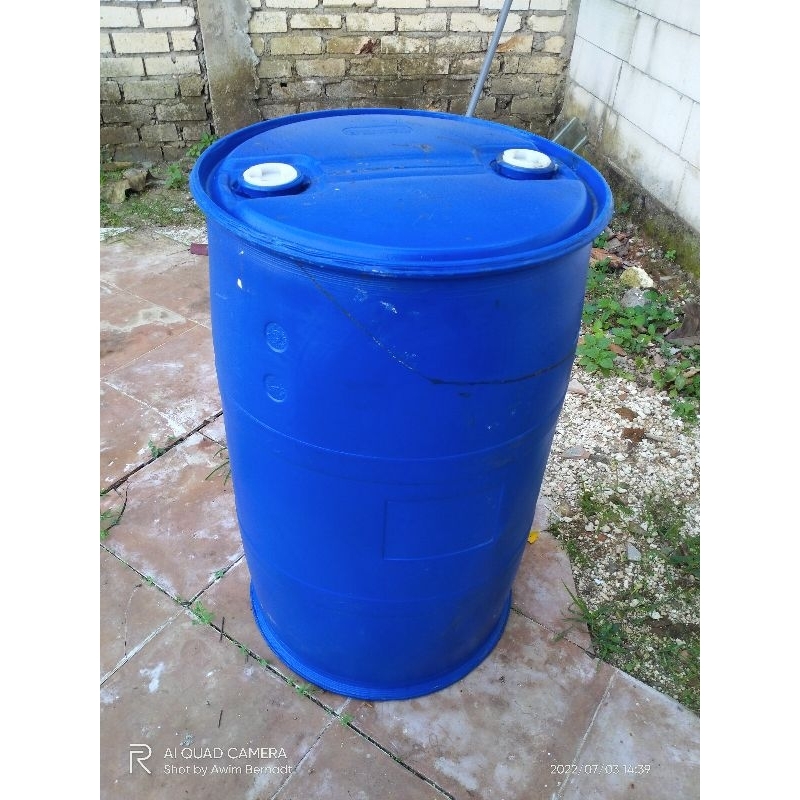 Jual Drum plastik 200 liter, tandon air 200 liter, drum plastik tebal ...