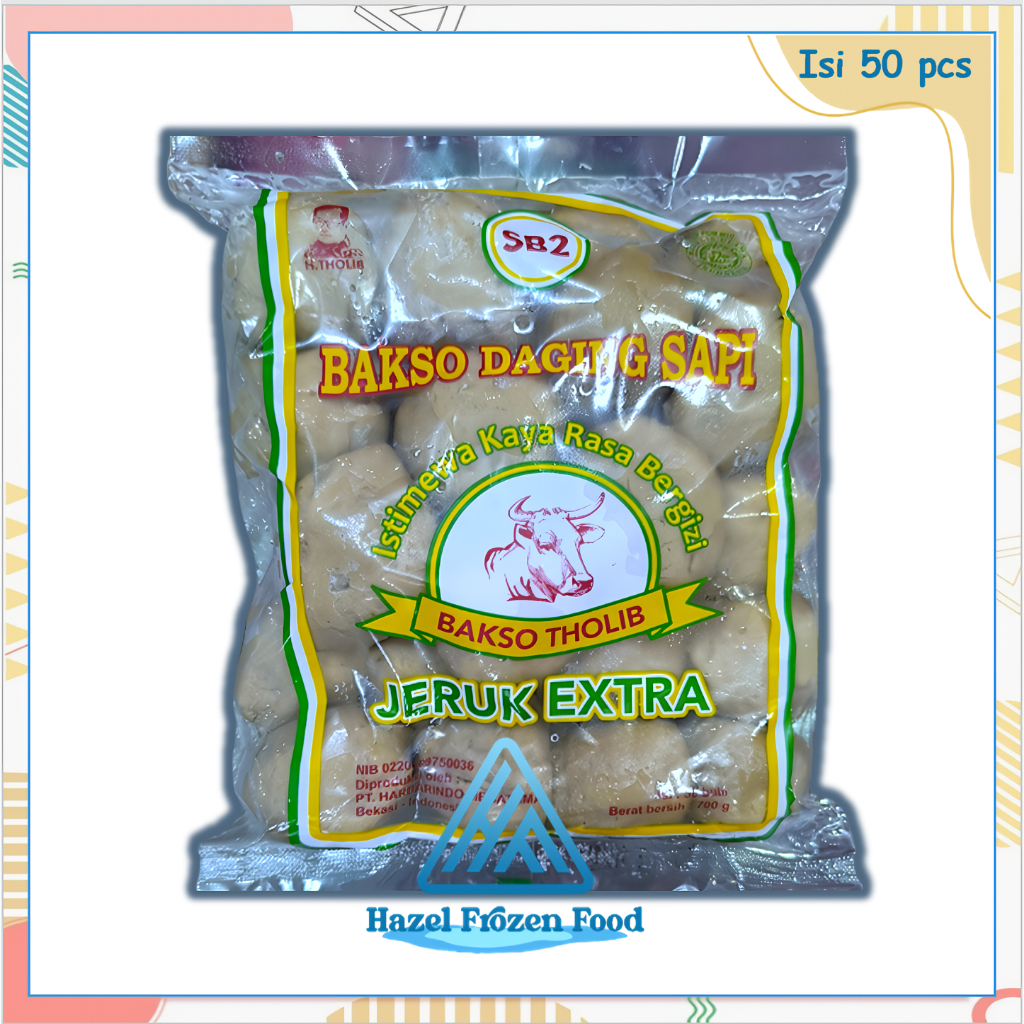 Jual Thalib Bakso Daging Sapi Goreng Isi 50 pcs Frozen Food Karawang ...