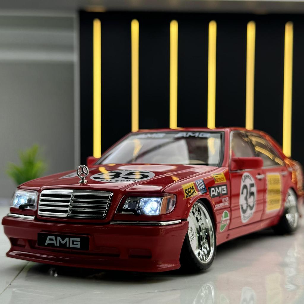 Jual (R308) Mobil Klasik Mercy 300SL W140 Modif Celup Diecast skala 1: ...