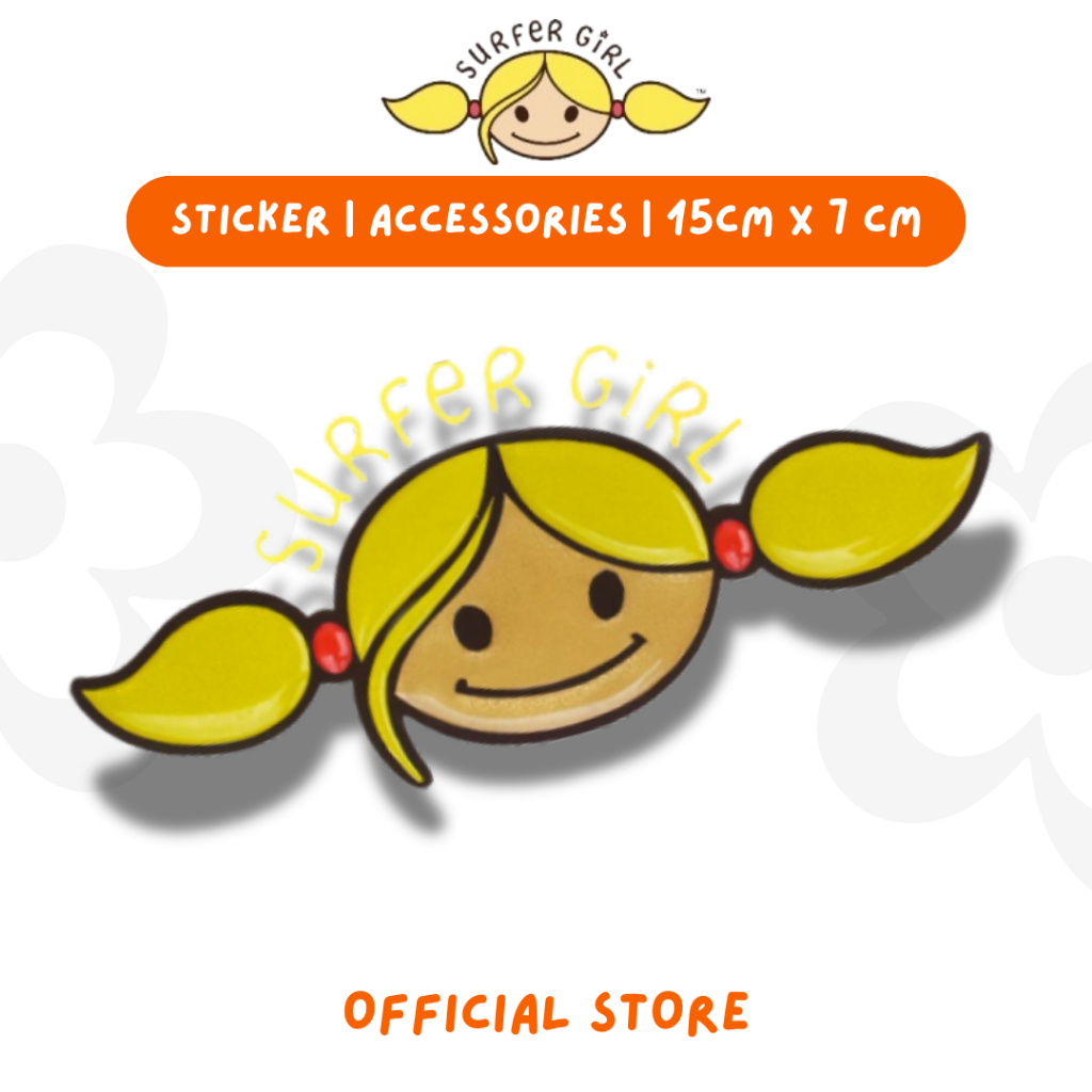 Jual Surfer Girl Summer Sticker Puff Letter Medium 02SMHPFCS01MED ...