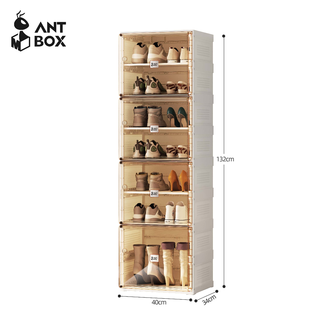 Jual ANTBOX Lemari Sepatu Ready Stock Kapasitas 16-40 Pasang Sepatu Kabinet Serbaguna Lemari ...