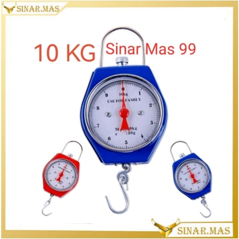 Jual Timbangan Gantung Manual 10KG Hanging Scale Timbangan Travel Koper ...