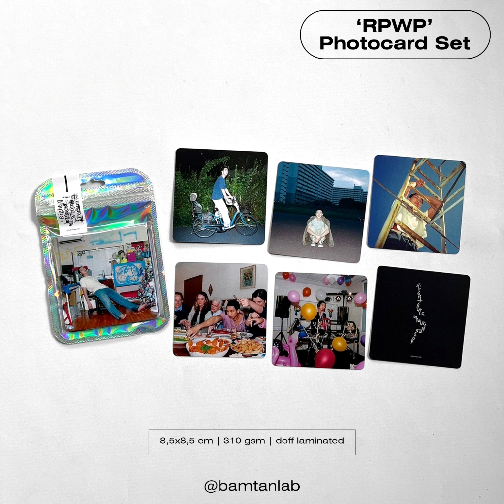 Jual RM ‘RPWP’ Square Photocard Set | PC 'Right Place, Wrong Person ...
