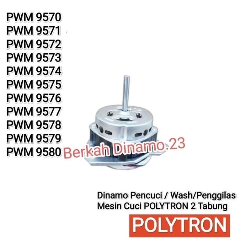 Jual DINAMO PENCUCI MESIN CUCI POLYTRON 9 Kg PWM 9570 PWM 9571 PWM 9572 ...