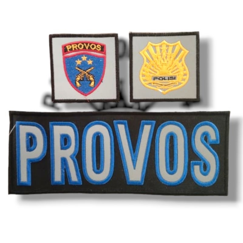 Jual LOGO BORDIR PROVOS POLRI | LOGO PROVOST TNI | LOGO BORDIR PEREKAT ...