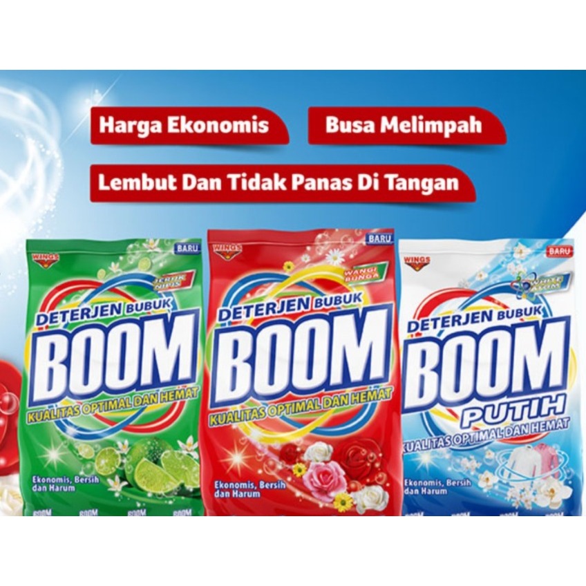 Jual DETERGENT BUBUK BOOM BAG 300/280g | Shopee Indonesia
