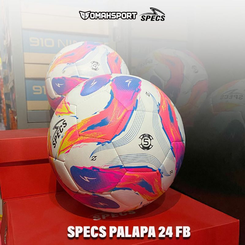 Jual BOLA SEPAK PALAPA 24FB TRAINING BALL WHITE/LOTUS RED/YOLK | Shopee ...