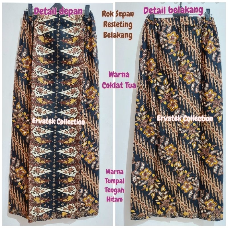 Jual (NEW) Rok Sepan Tumpal ST55 Motif Pucuk Rebung / Bawahan Batik ...