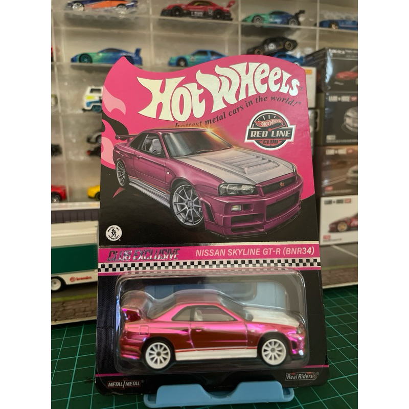 Jual Hotwheels Nissan Skyline RLC R34 PINK Free Protect | Shopee Indonesia