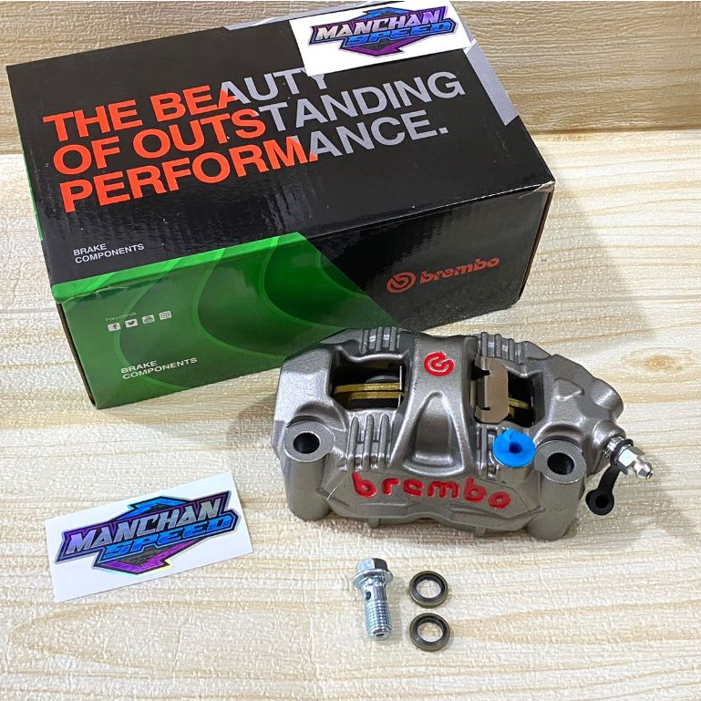 Jual Manchan Speed - KALIPER CAKRAM 4 PISTON GP4RS RADIAL 4p KANAN PITCH 100 mm big gp4 cakram ...