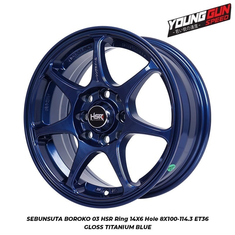 Jual Velg Racing Ring 14 Brio Agya Karimun Wuling Airev Hsr Sebunsuta ...