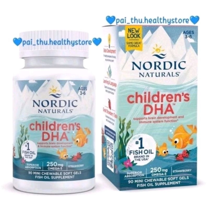 Jual Nordic Naturals DHA Omega3 DHA Anak Usia 3-6 tahun-Nordic Children ...