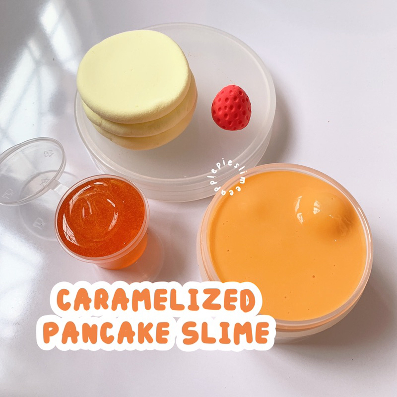 Jual CARAMELIZED PANCAKE SLIME BY APPLE PIE | Shopee Indonesia