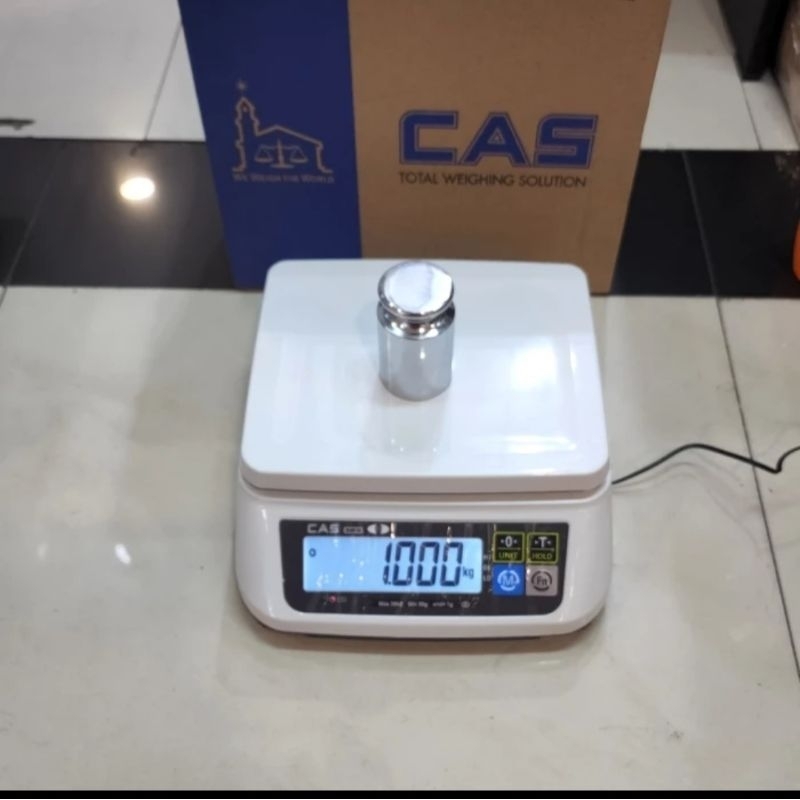Jual TIMBANGAN MEJA , TIMBANGAN DIGITAL INDUSTRI , TIMBANGAN WALET , CAS SW II 3KG - 30KG MADE ...