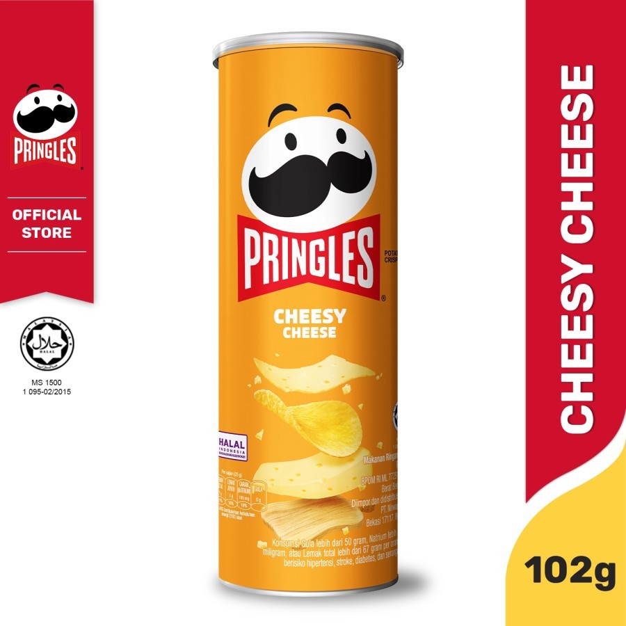 Jual Pringles Cheesy Cheese 102g | Shopee Indonesia
