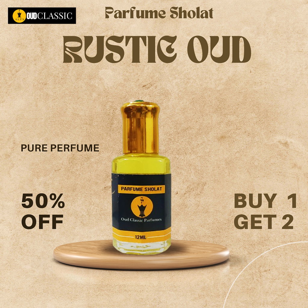 Jual Parfum Sholat RUSTIC OUD Beli 1 Dapat 2 12ml Premium ASLI 100% By ...