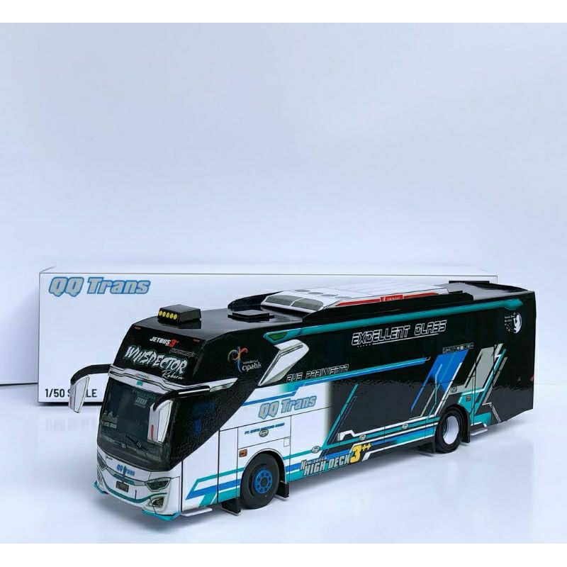 Jual Miniatur bus Winspector QQ Trans | Shopee Indonesia