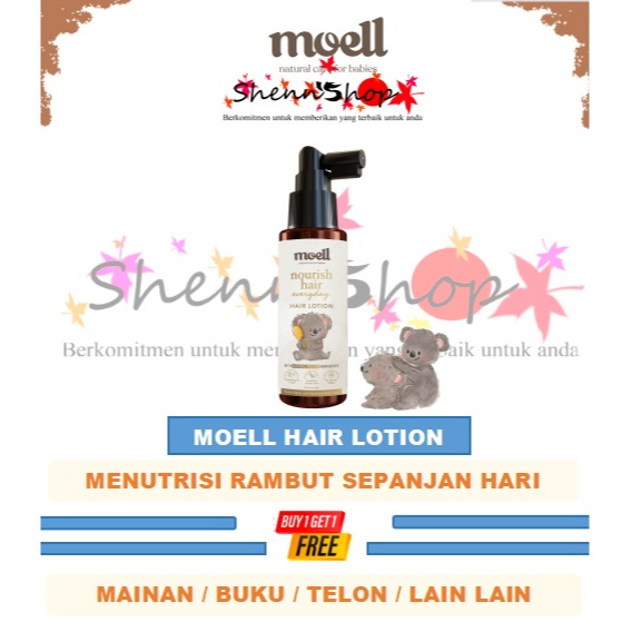 Jual Moell Nourish Hair Everyday Hair Lotion 100ml | Shopee Indonesia