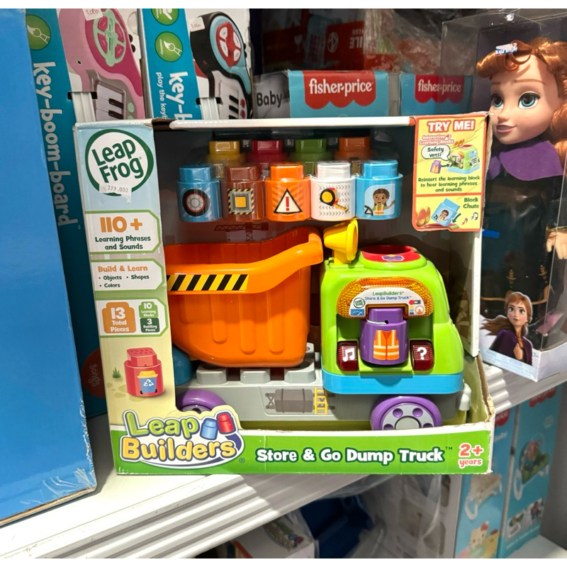 Jual Leap Frog Leapfrog Leap Builders Store & go Dump Truck | Shopee ...