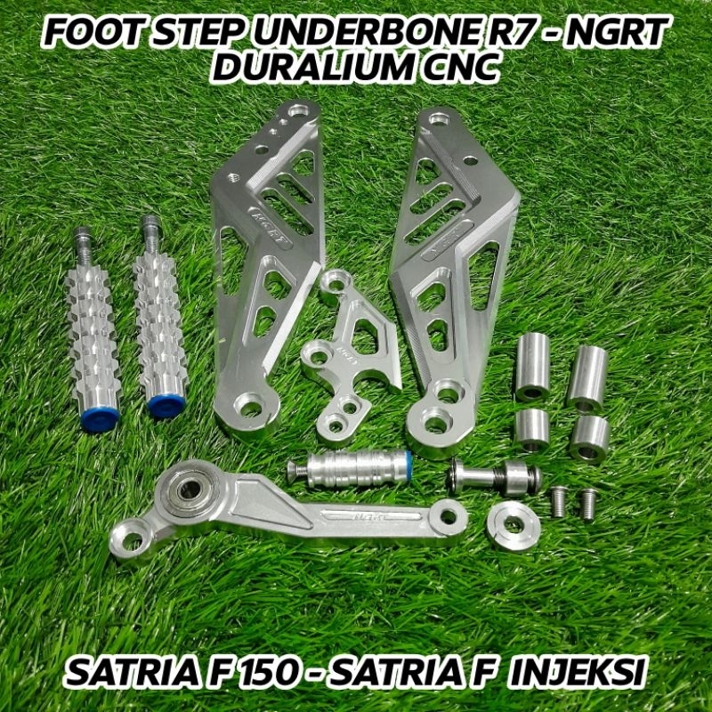 Jual UB NGRT R7 FOOT STEP UNDERNONE SATRIA FU 150 FU FI DURALIUM CNC ...