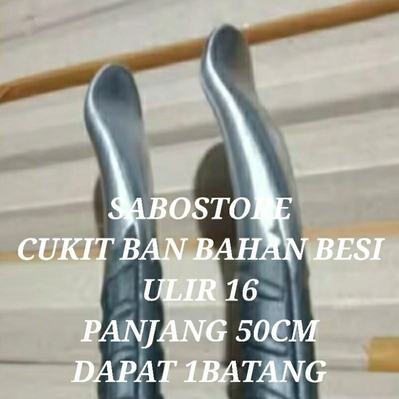 Jual PANJANG 50CM CUKIL BAN CUKIT BAN CONGKELAN BAN BESI ULIR 16 DAPAT ...