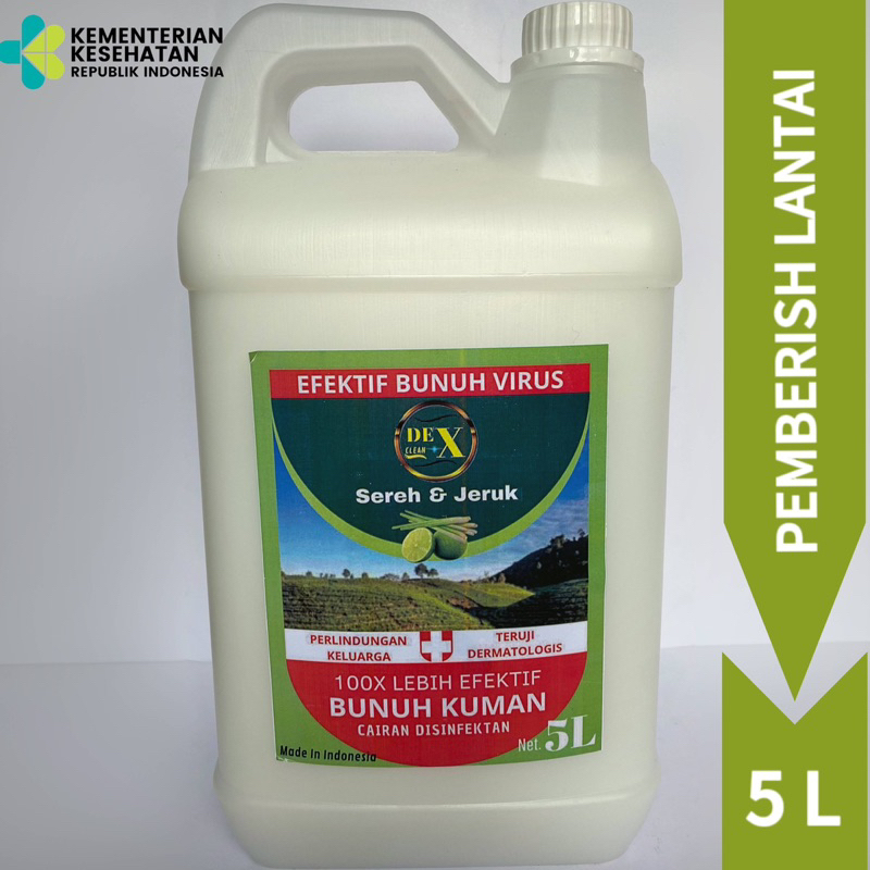 Jual Karbol Pembersih Lantai Karbol Sereh 5 Liter Shopee Indonesia