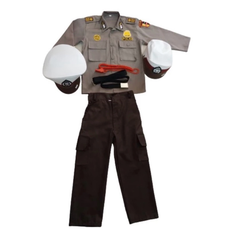 Jual SERAGAM POLISI ANAK || SERAGAM POLISI/POLWAN ANAK ANAK | Shopee ...