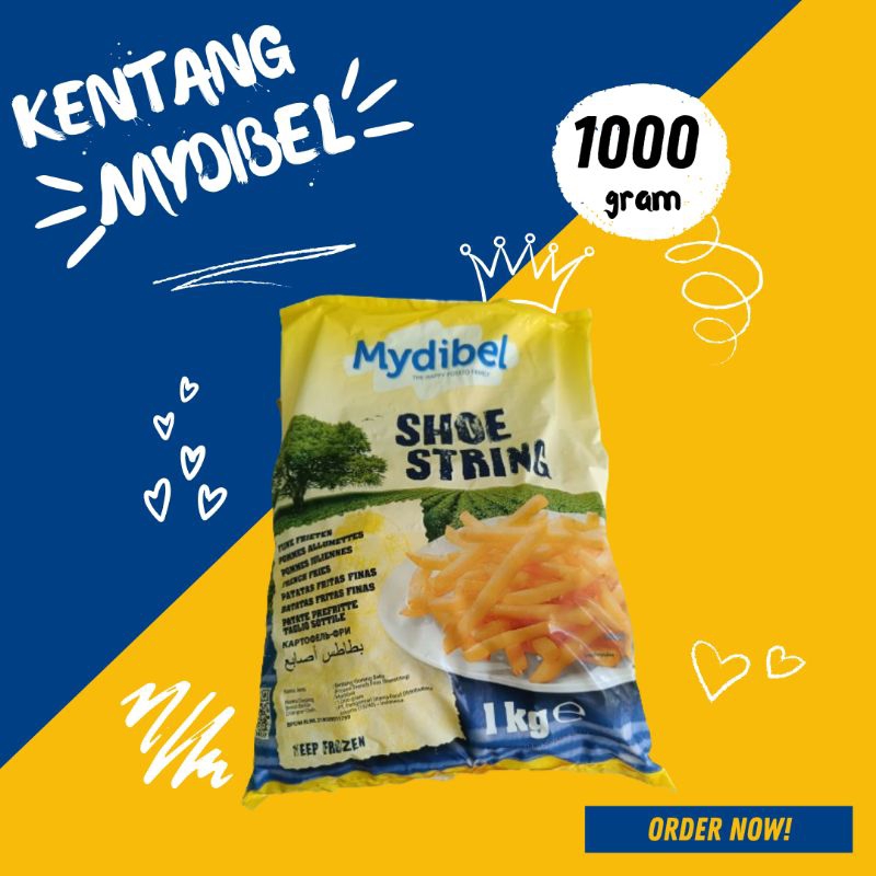 Jual Kentang Mydibel Shoestring 500g 1kg 2,5kg | Shopee Indonesia
