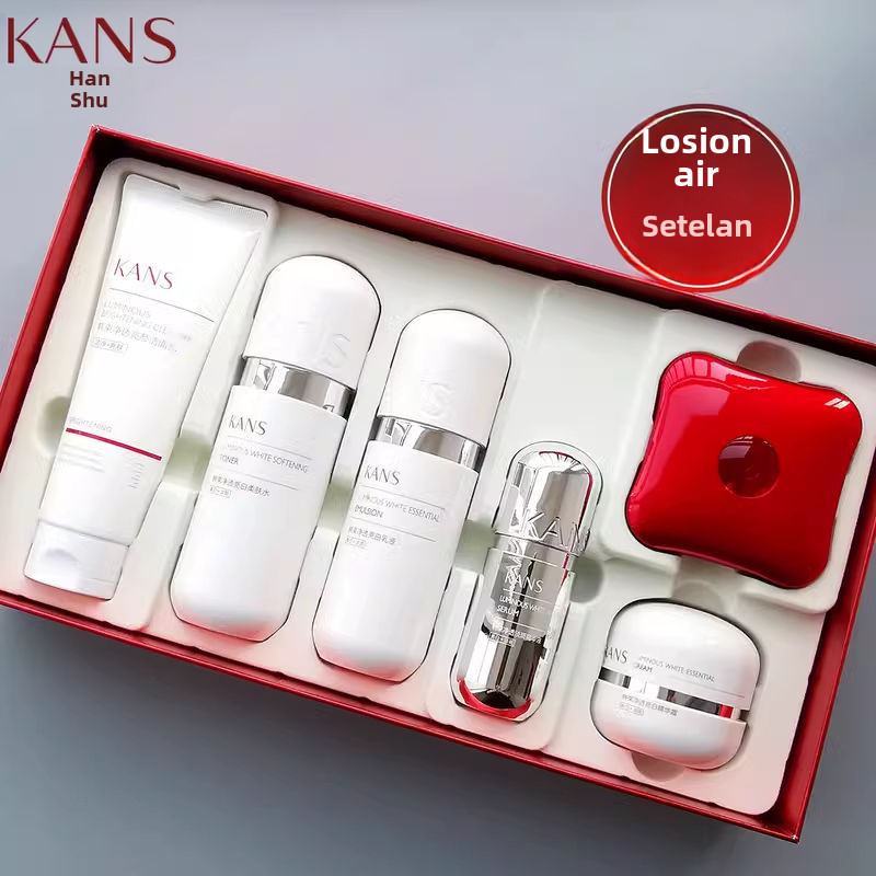 Jual Kans Silver Capsule Gift Box Skin Care Product Set Whitening ...