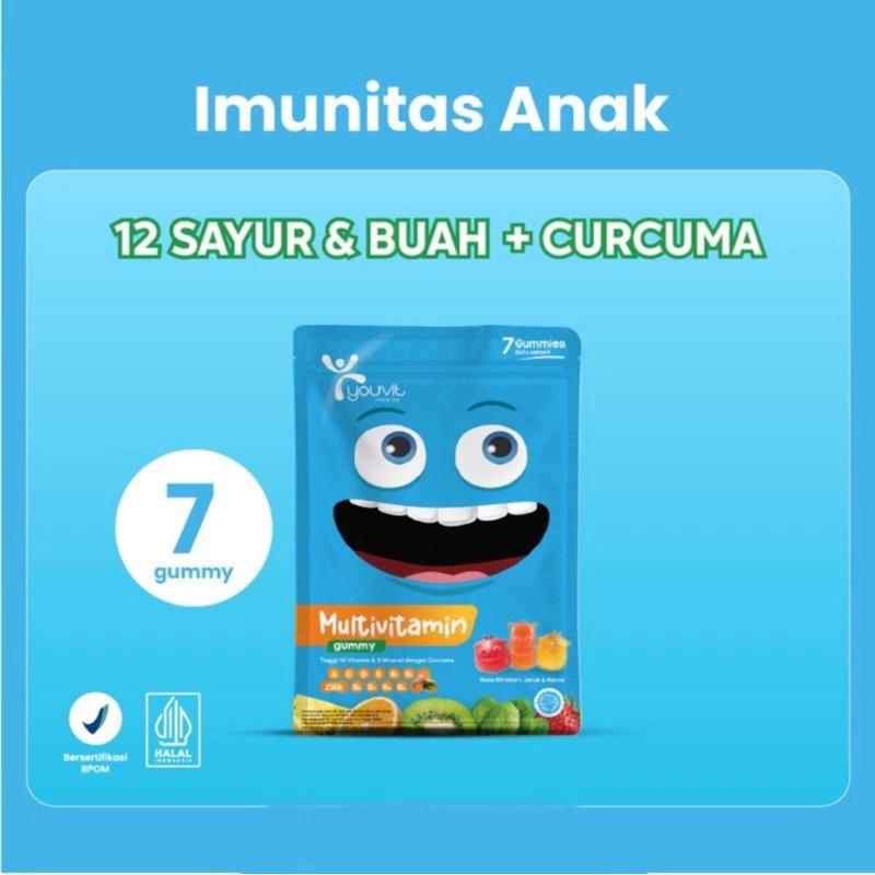 Jual YOUVIT Multivitamin Gummy Anak untuk Tumbuh Kembang | Youvit ...