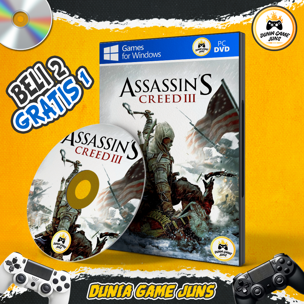 Jual Assassins Creed 3 | Assassins Creed III | AC3 | CD/DVD | Game PC ...