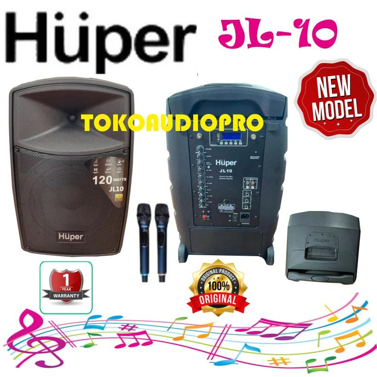 Jual Huper Jl10 Speaker Portable Aktif Bluetooth JL-10 New | Shopee ...