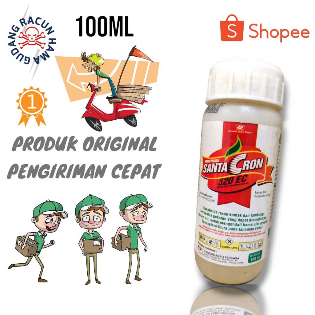 Jual Insektisida Santacron 520EC ®100ML | Shopee Indonesia
