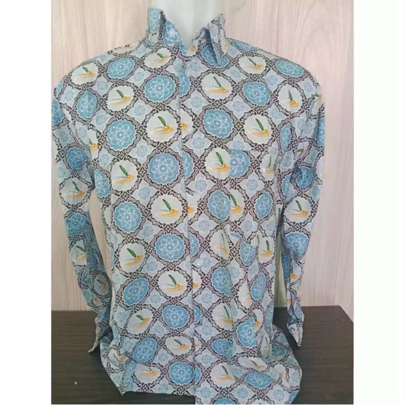 Jual Kain Batik Biru Langit SMA/SMAIT | Tingkat SMA | Shopee Indonesia