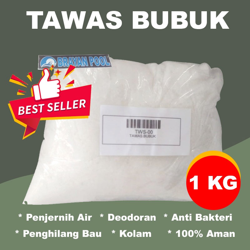 Jual Tawas Bubuk 1Kg / Penjernih Air / Deodorant Tawas [BISA COD] | Shopee Indonesia